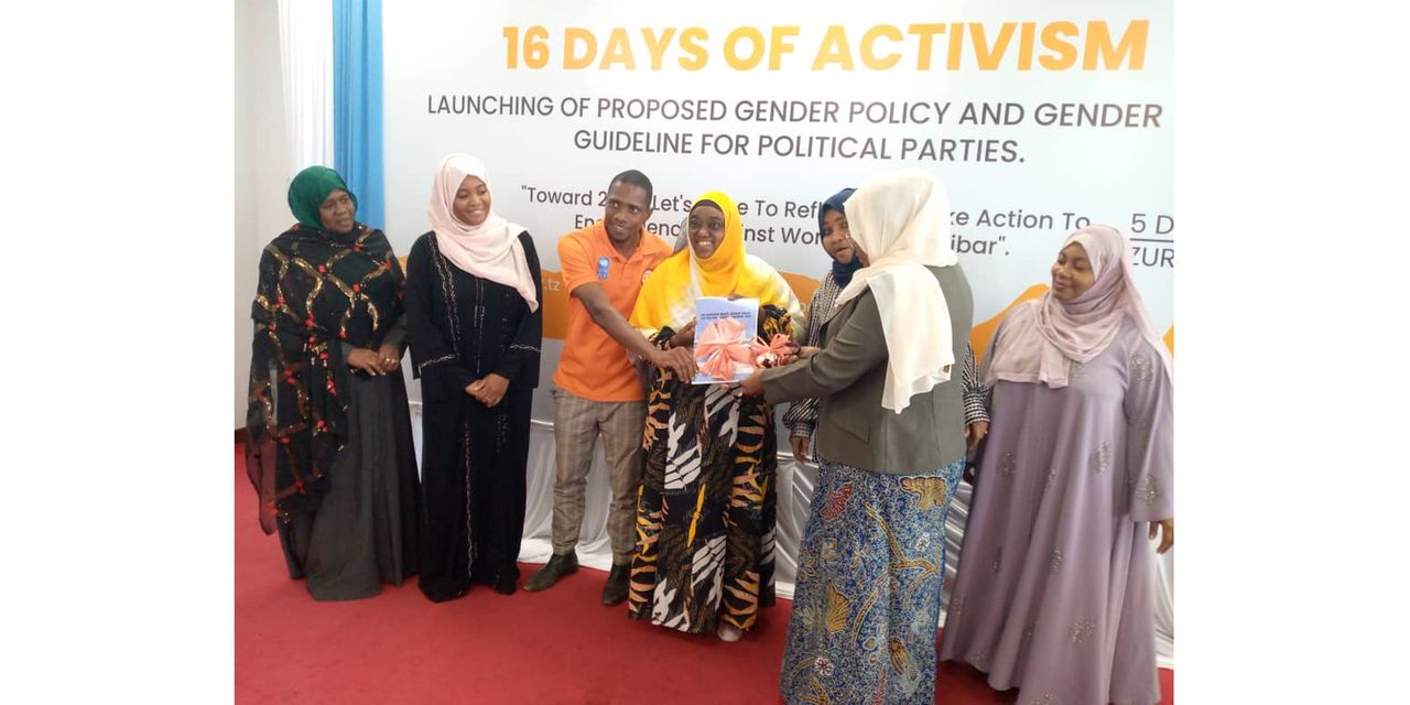 Zanzibar unveils groundbreaking gender policy for political parties ...