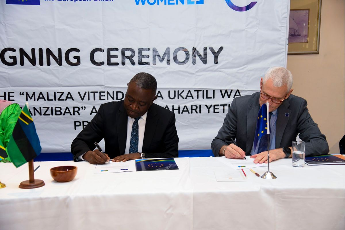 EU, Zanzibar sign agreements to boost sustainable development | The Citizen