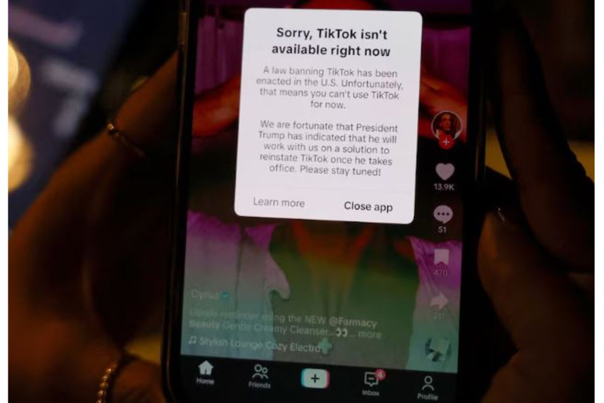 TikTok goes dark for US users, company pins hope on Trump | The Citizen