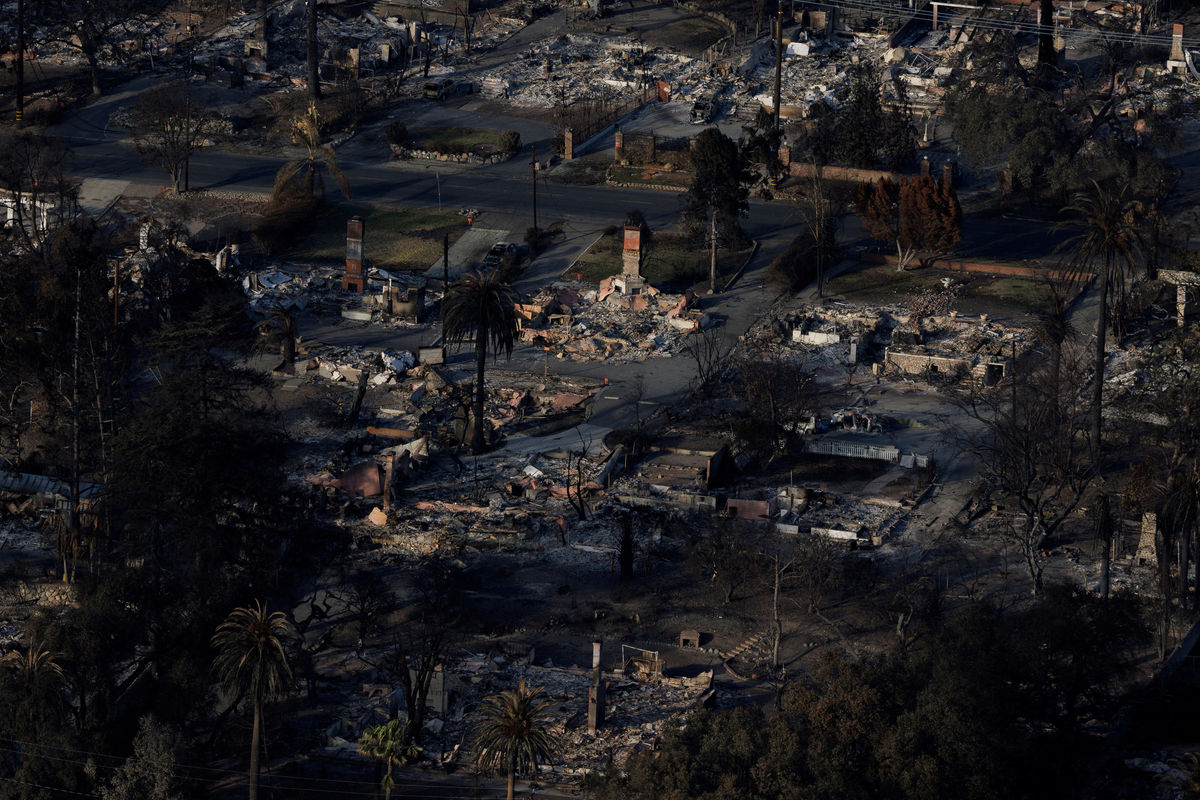 Aerial views show ash and rubble from Los Angeles fire zones | The Citizen