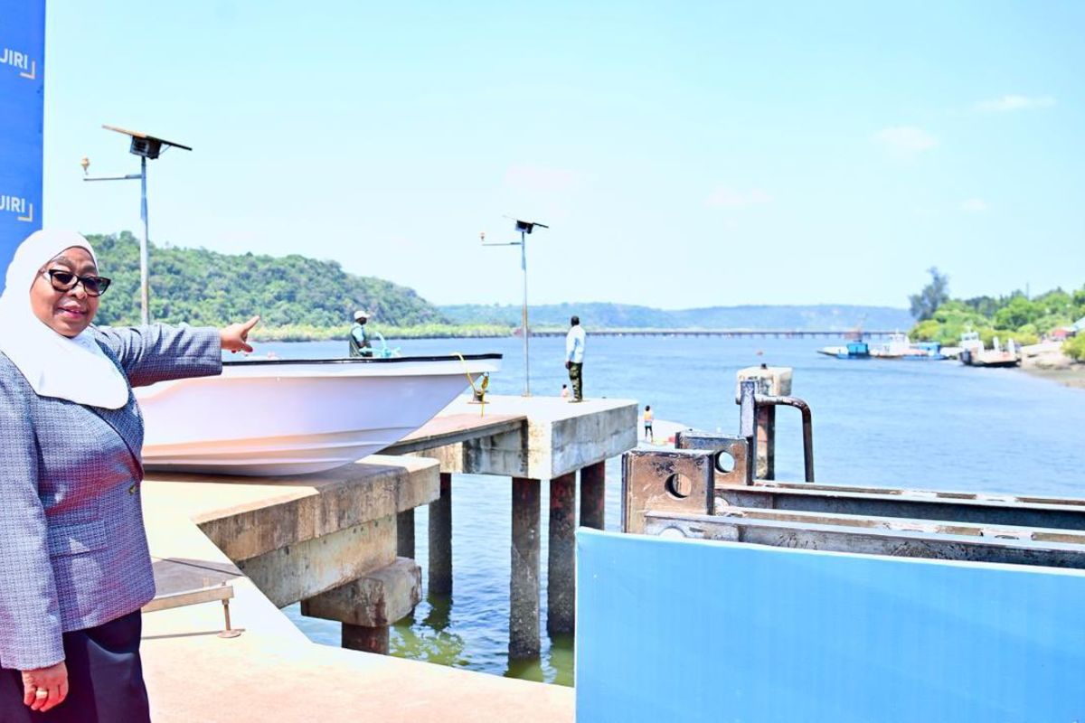 President Samia unveils 35 modern fishing boats in Pangani | The Citizen