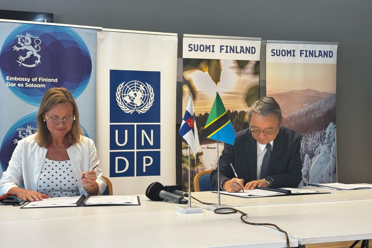 Finland, UNDP ink €2 million deal to boost green innovation in Tanzania ...