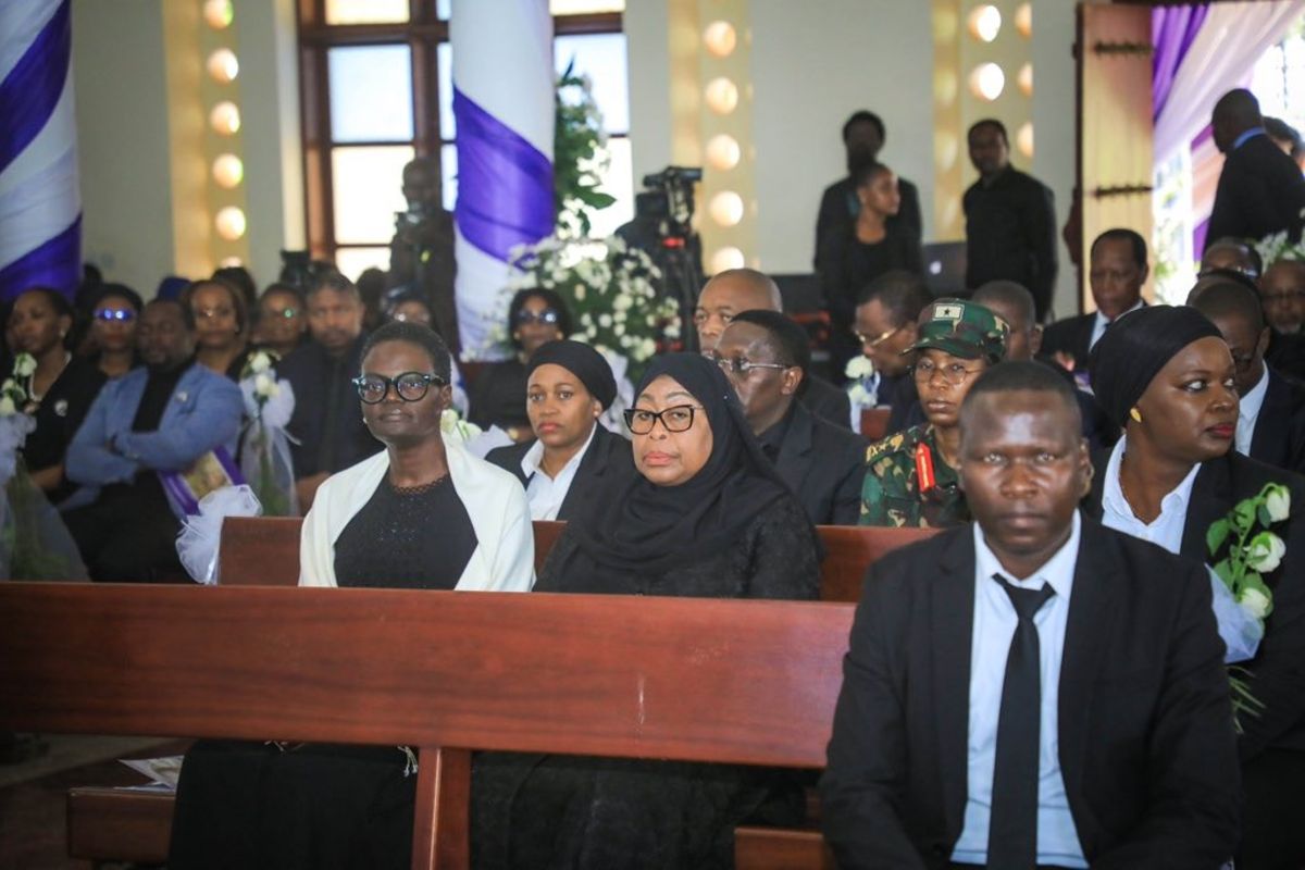 Samia leads national farewell for Tanzania's former Prime Minister ...