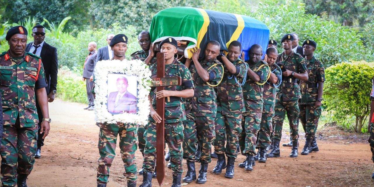 Samia leads national farewell for Tanzania's former Prime Minister ...