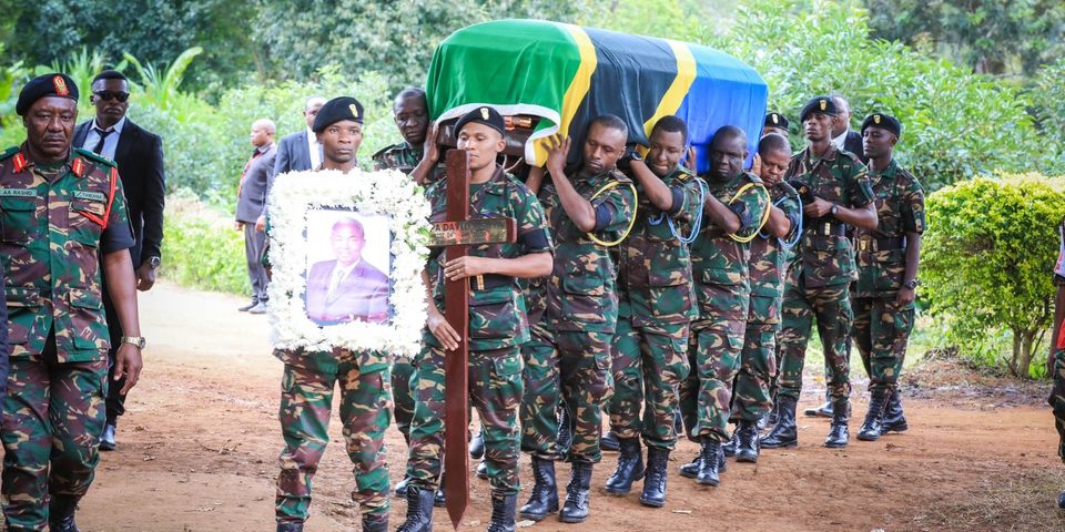 Samia leads national farewell for Tanzania's former Prime Minister ...