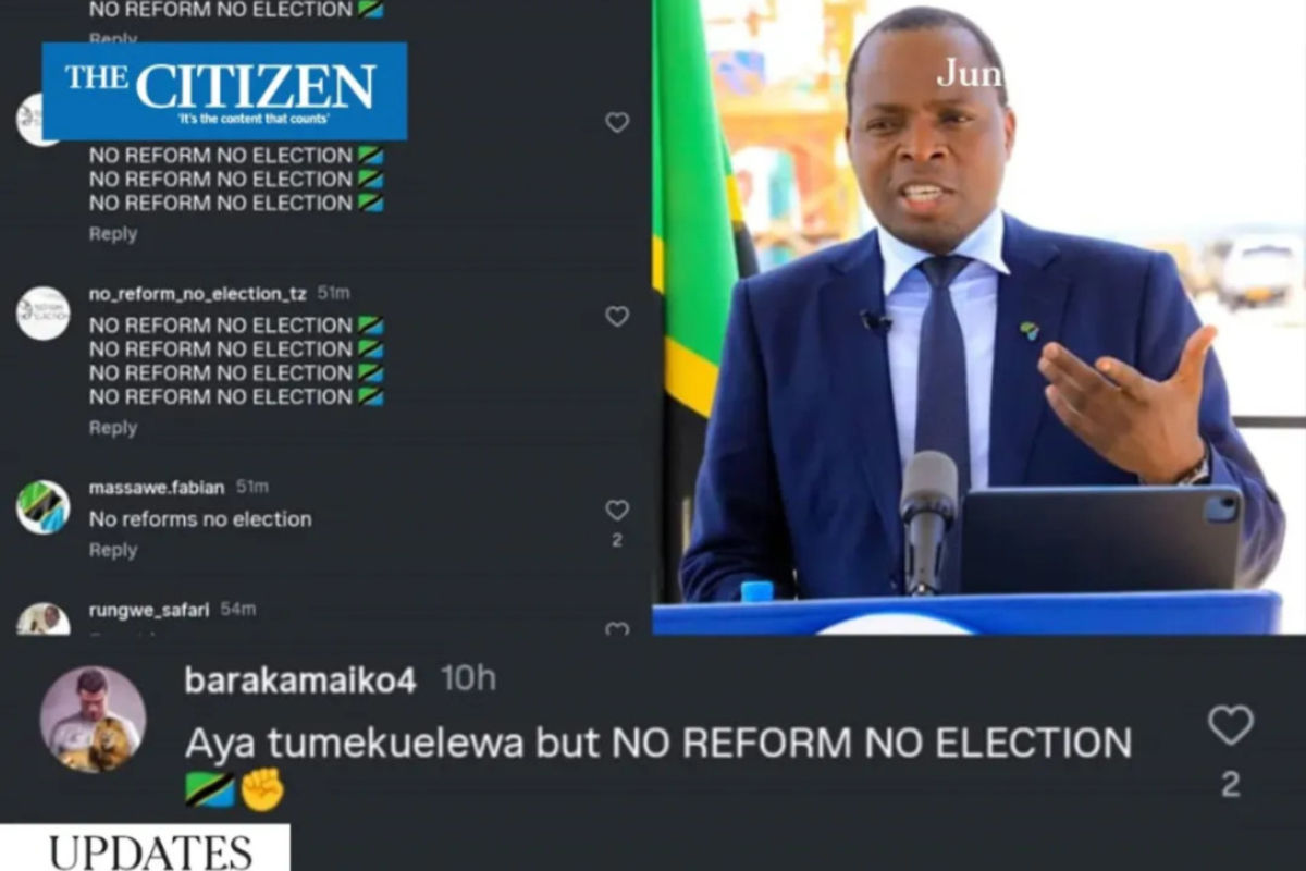 No Reforms, No Election’ campaign grips social media in Tanzania, Govt ...
