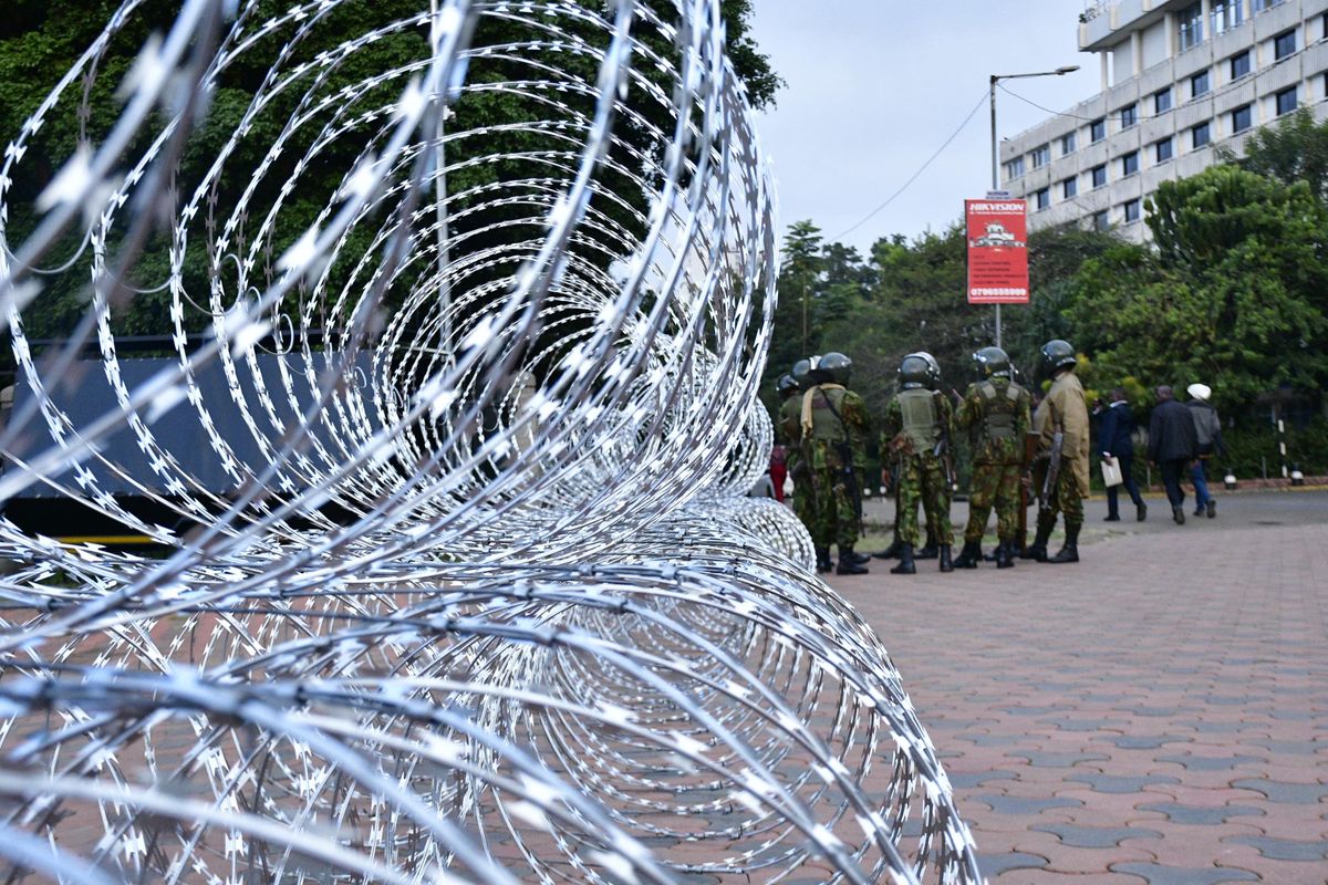 Kenyan Police block roads into Nairobi city centre ahead of Gen-Z ...