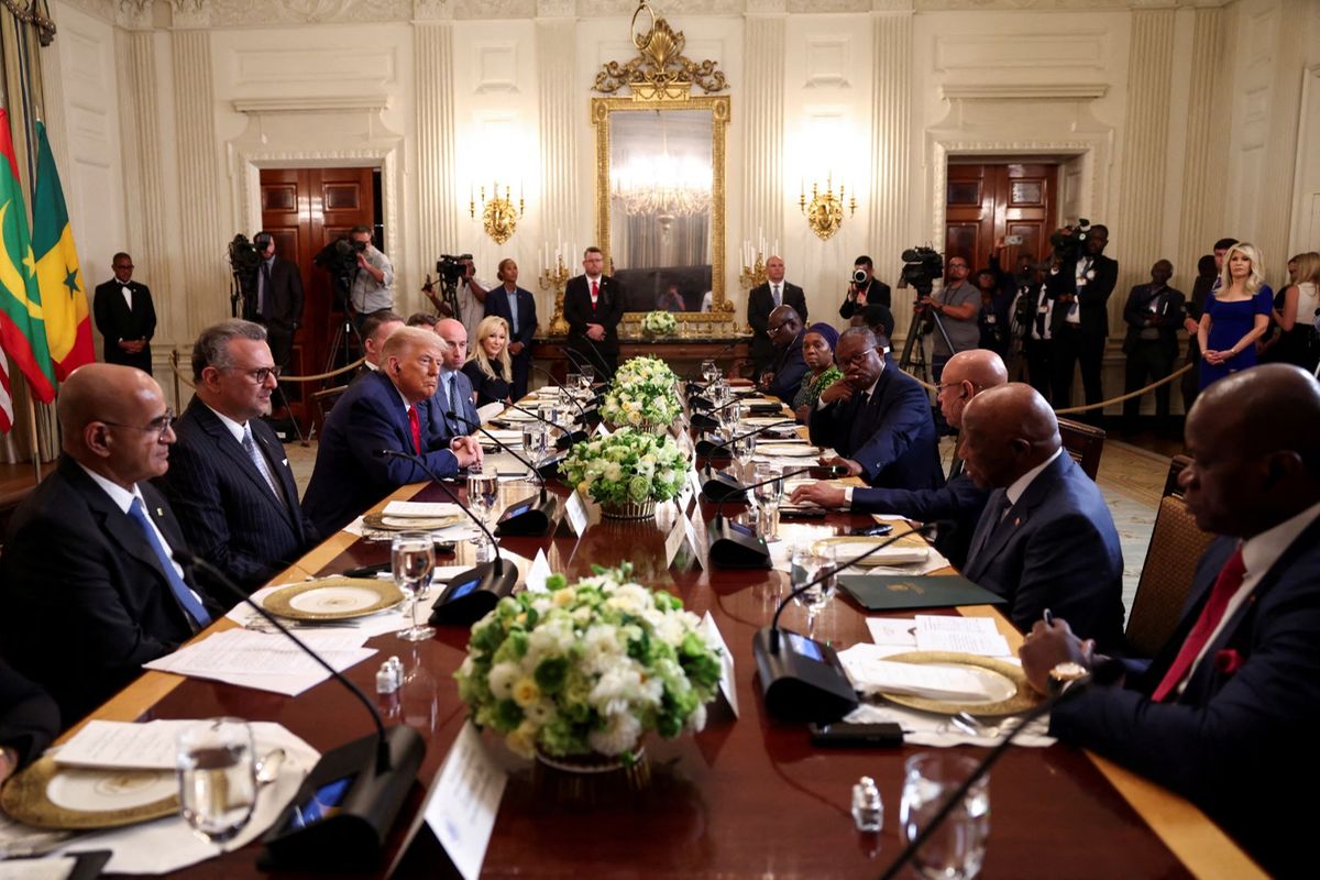 Trump asks Liberian president where he learned English, his country's ...