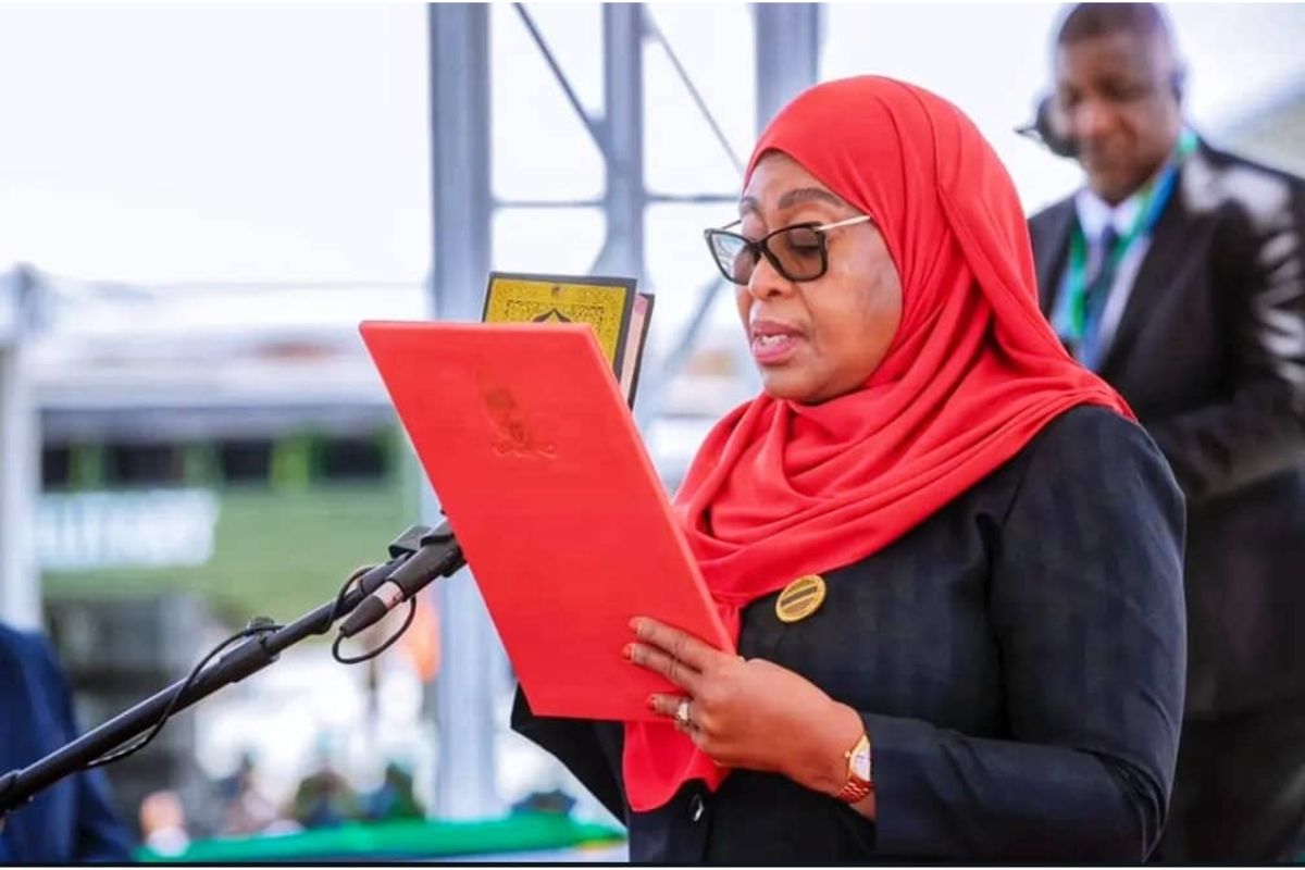 Samia sworn in for five-year term | The Citizen