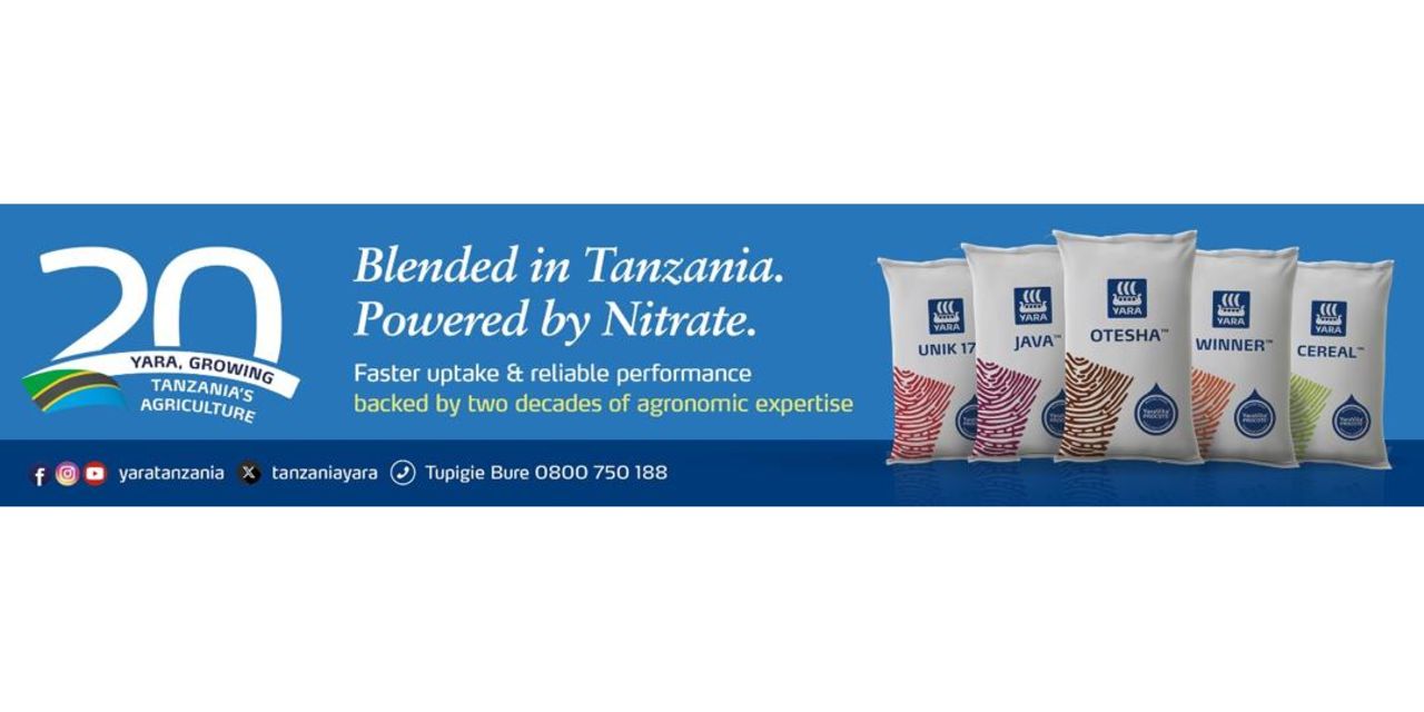 Yara Tanzania marks 20 years with launch of next-generation fertilizers ...