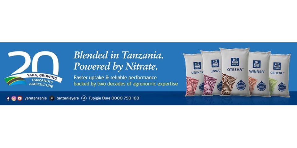 Yara Tanzania marks 20 years with launch of next-generation fertilizers ...