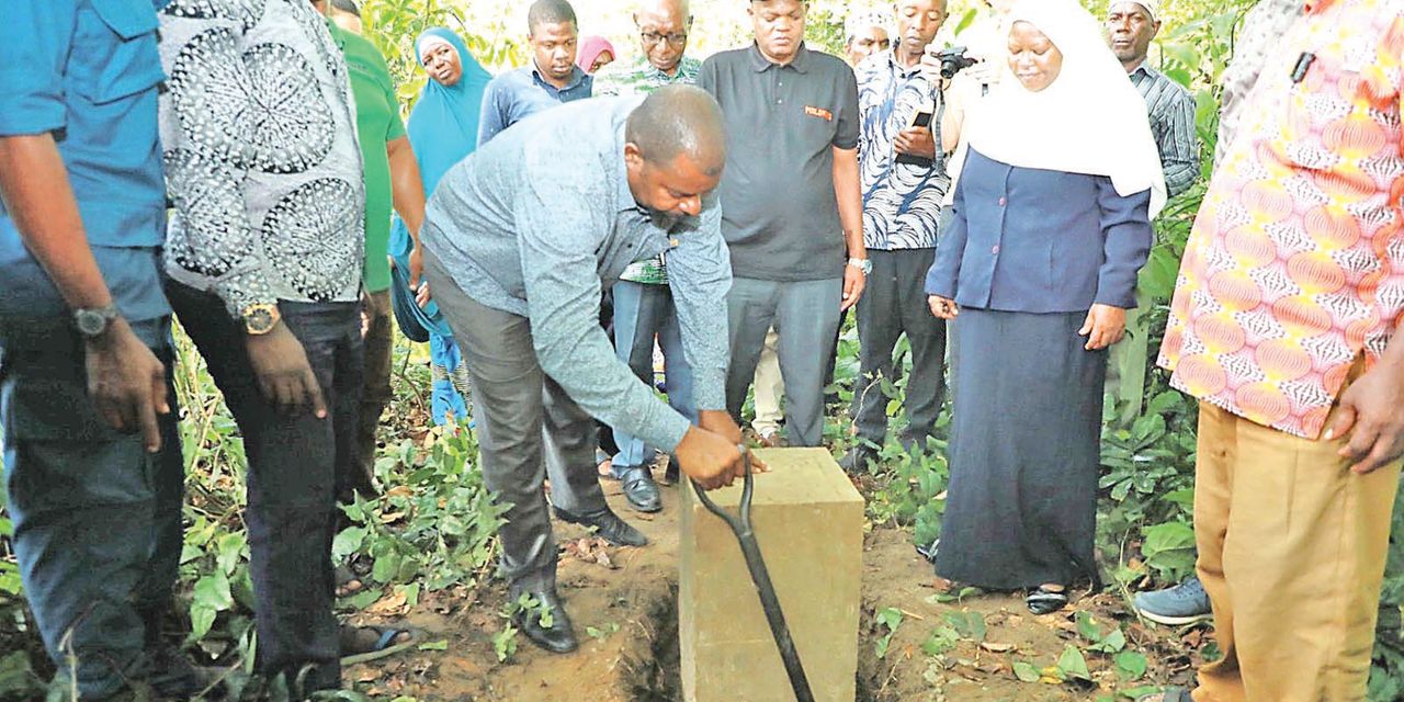 Zanzibar forest gets boundary beacons to curb encroachment | The Citizen