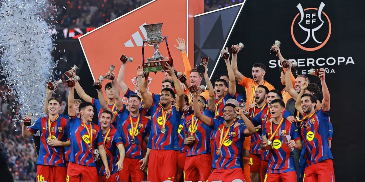 Raphinha strikes twice as Barcelona edge Real Madrid in heated Spanish ...