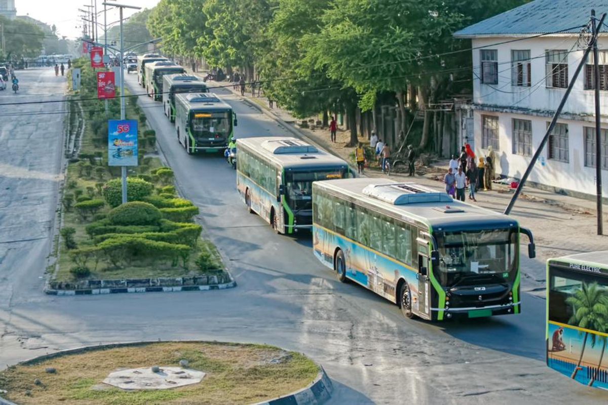 Zanzibar receives first electric buses as commuter transport ...