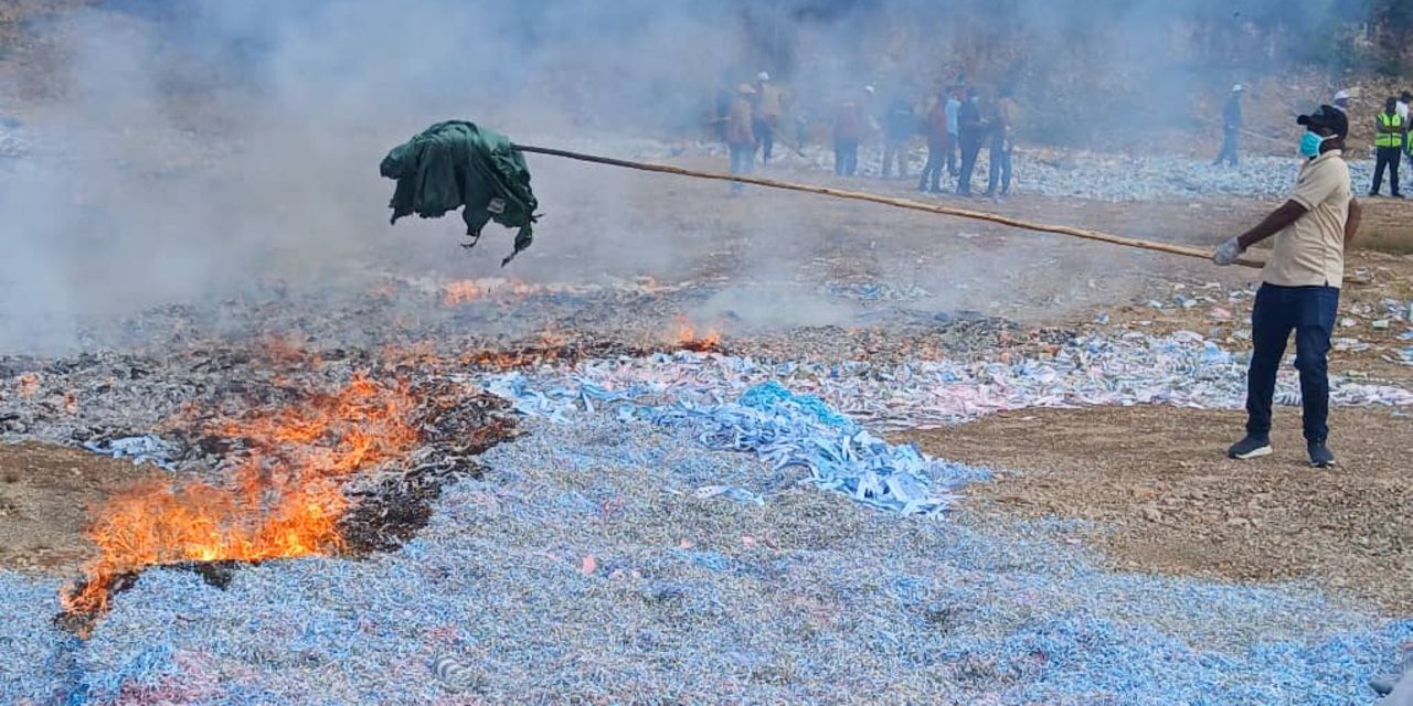 Zanzibar completes burning of 720,000 ballot papers | The Citizen