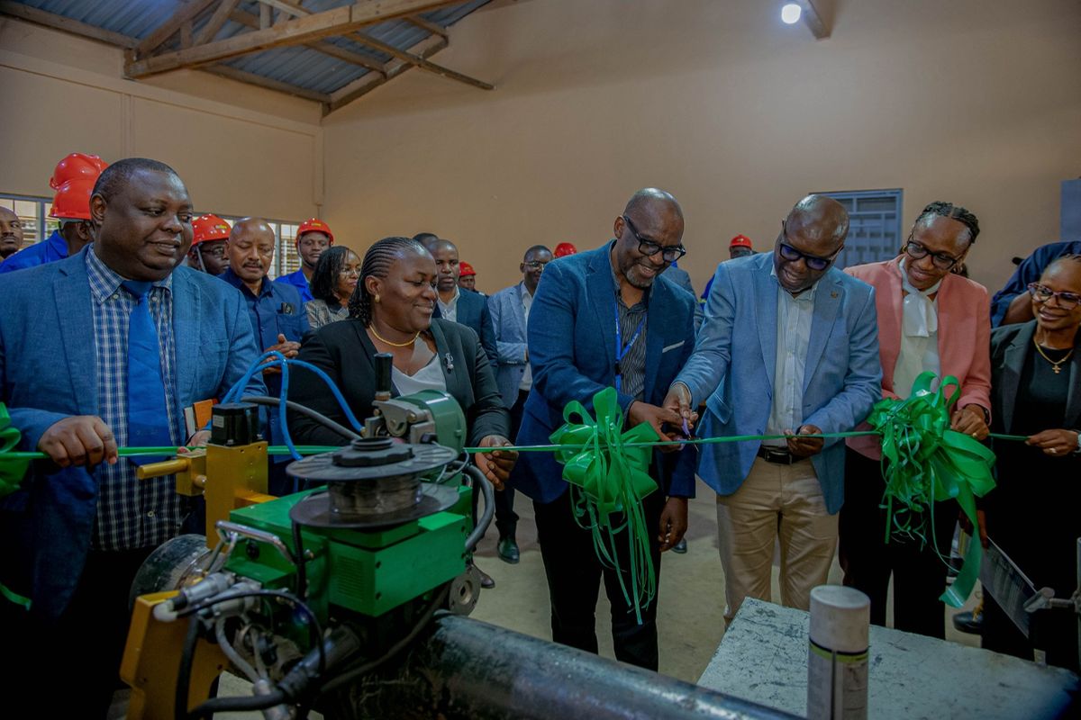 EACOP hands over advanced pipe welding machine to VETA Dodoma | The Citizen